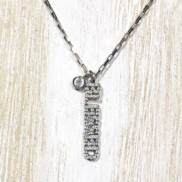 Blessed | Jewelry | Genuine Cz Sterling Silver 925 Blessed Pendant ...